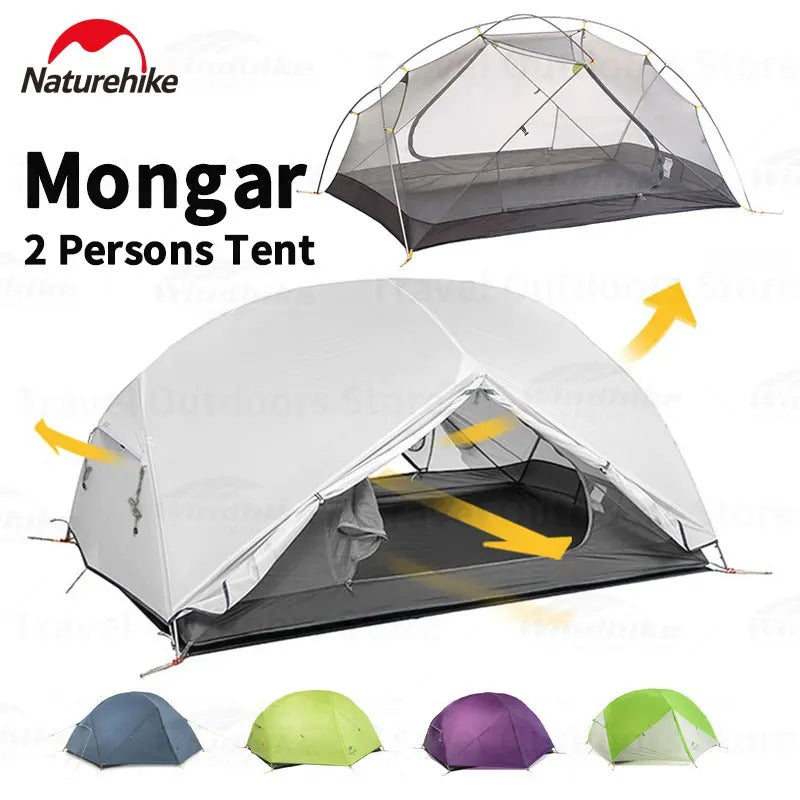 Naturehike Mongar 2 Person 20D Camping Tent – Chaser.pk