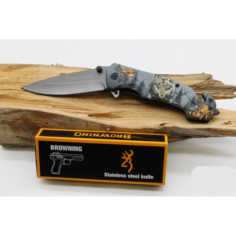 Browning FA18-1 Wolf Outdoor Survival Hunting Knife – Chaser.pk