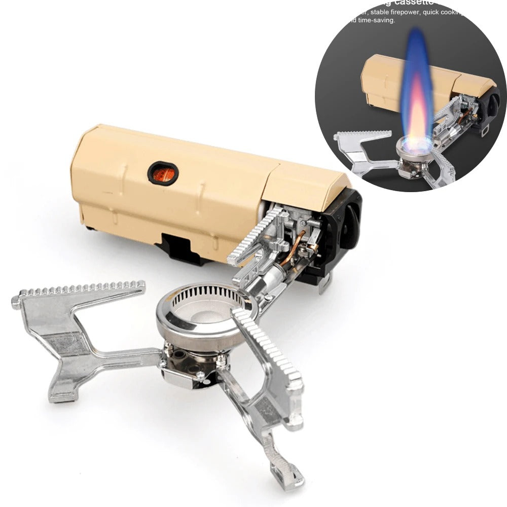Camping Outdoor 2600W Portable Folding Gas Stove With Butane Can ...
