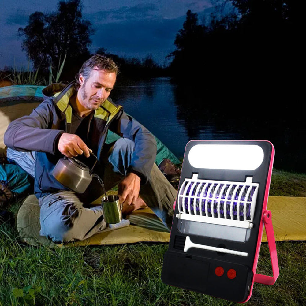 Solar Powered Mosquito Killing Lamp Solar Bug Zappers with Camping Lig ...