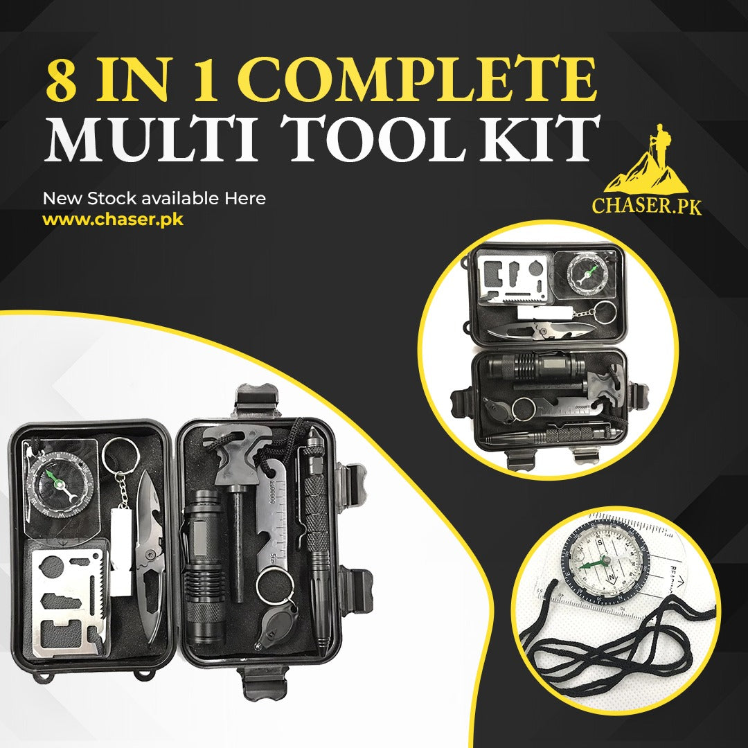 8 in 1 Complete Multi tool Kit – Chaser.pk