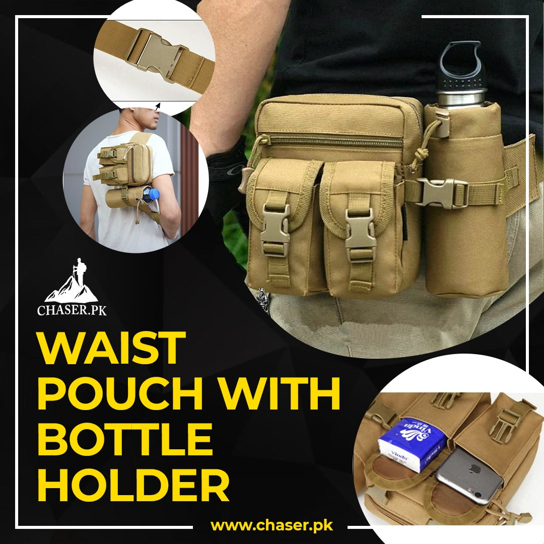 Waist Pouch With Bottle Holder – Chaser.pk