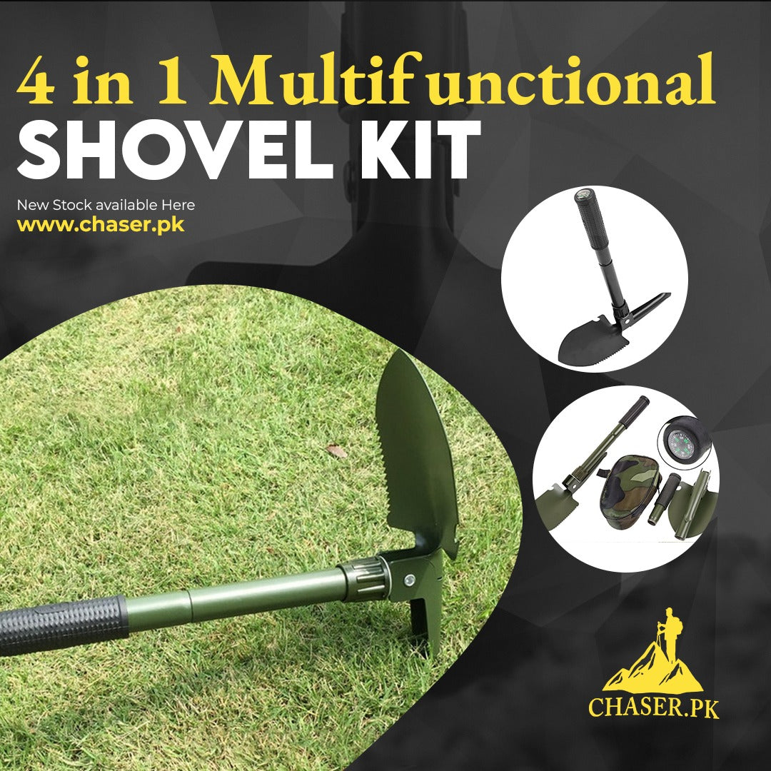 4 in 1 Multifunctional Shovel Kit – Chaser.pk