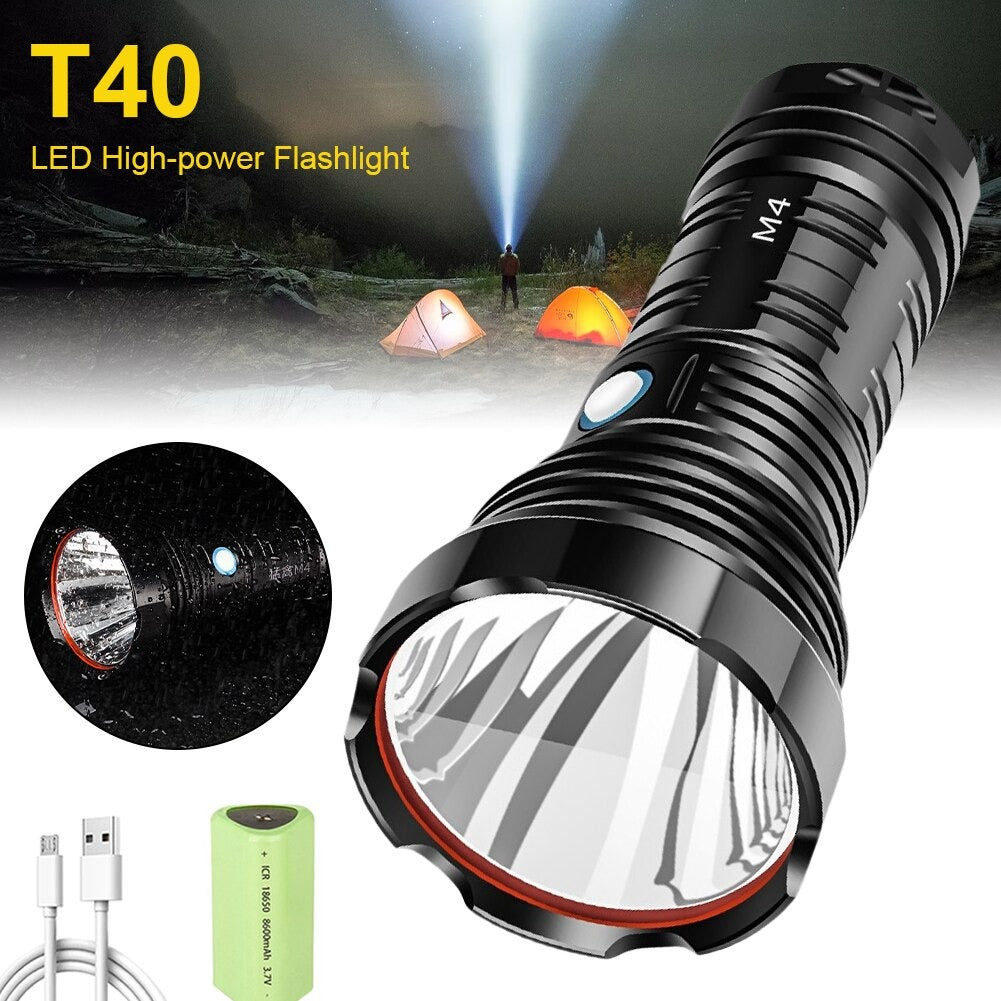 Super Bright High Beam Rechargeable Long Range Torch – Chaser.pk